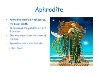 Project on the gods of ancient greece | PPT