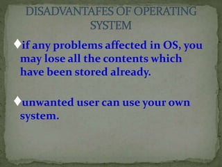 operating system | PPTX