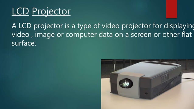 Projector | PPTX | Consumer Electronics | Technology & Computing
