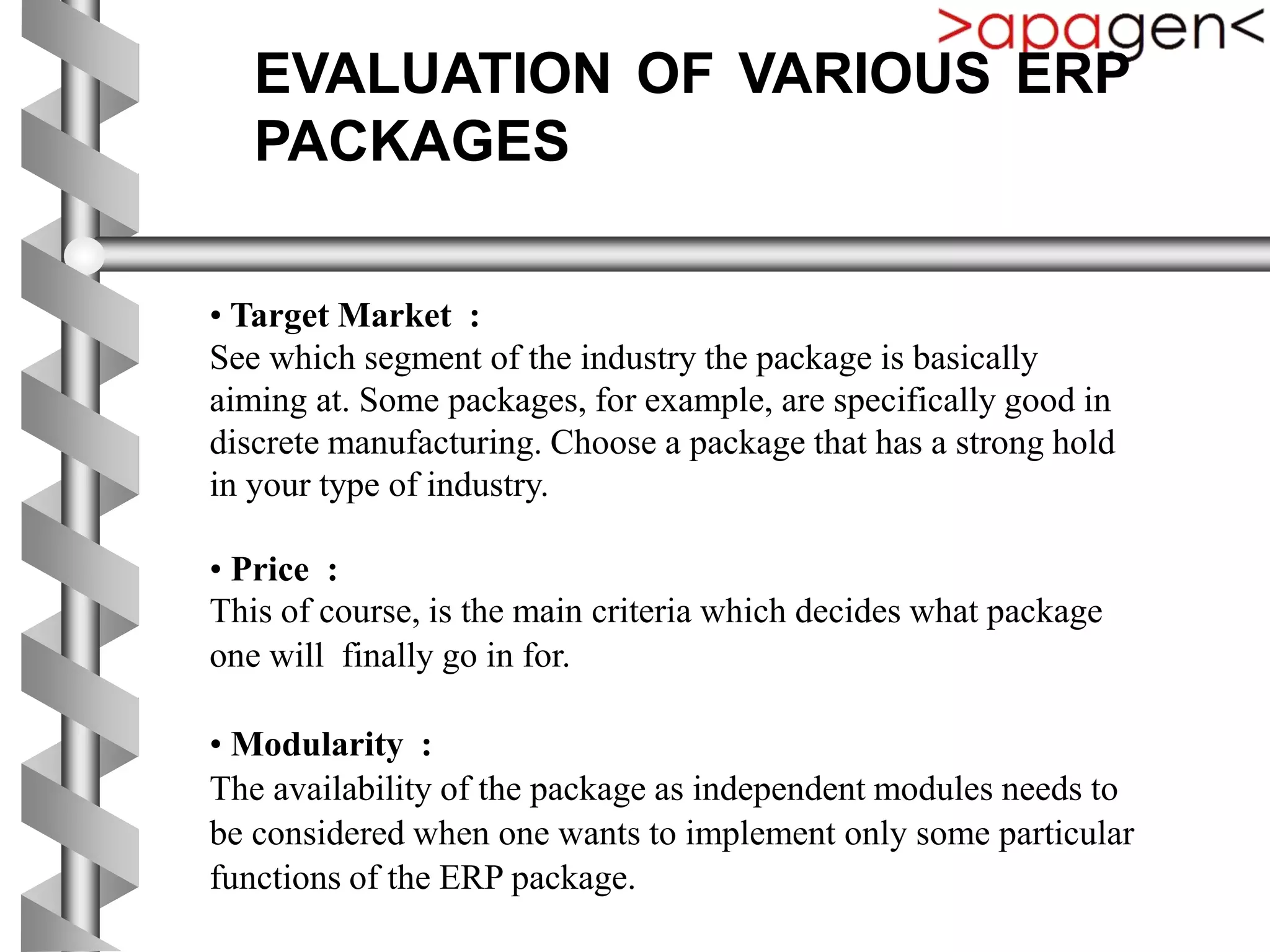 Project organisation and erp implementation method | PDF