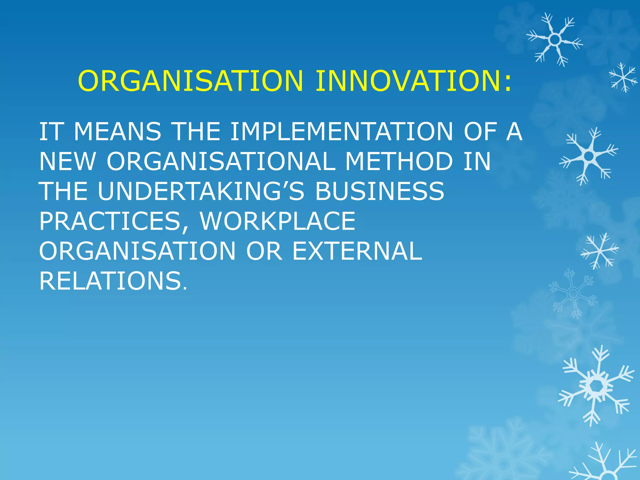 Project organisation innovation in scandinavia | PPTX