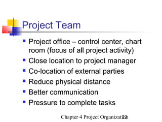Project organization | PPT