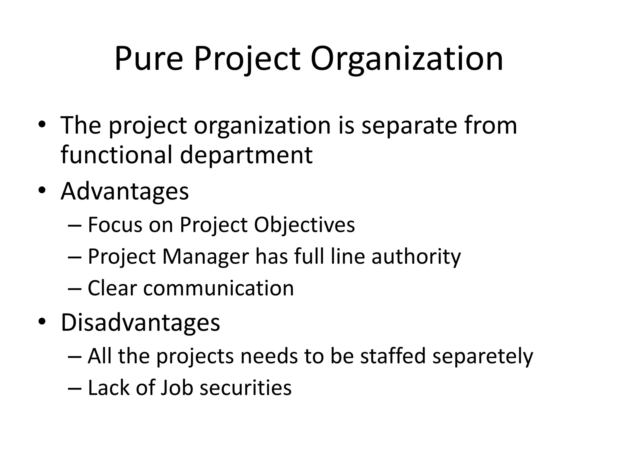 Project organization | PPTX