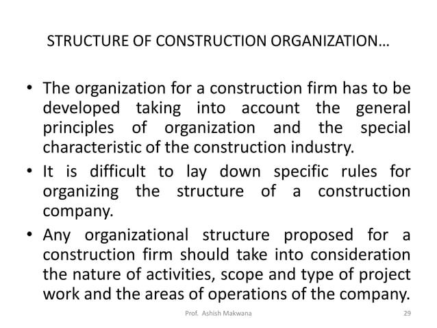 Project organization_Construction Management (2180611) (Semester-8 ...