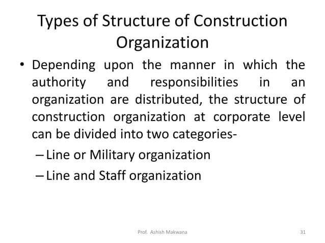 Project organization_Construction Management (2180611) (Semester-8 ...