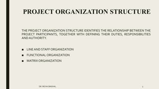 PROJECT ORGANIZATION | PPTX
