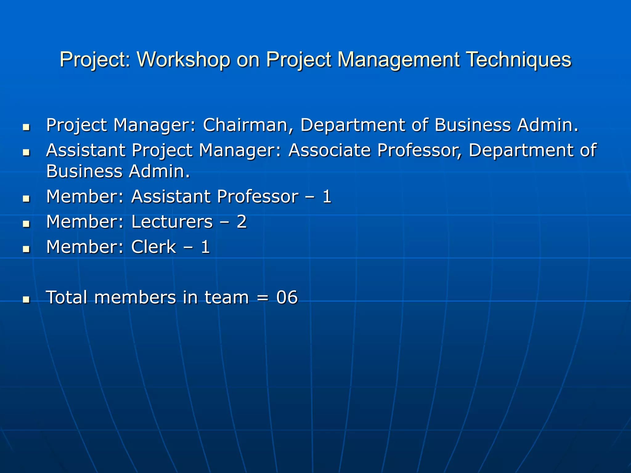 Project Organization.ppt