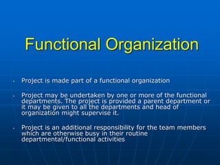 Project Organization.ppt