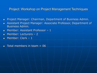 Project Organization.ppt