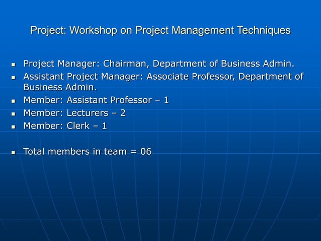Project Organization.ppt