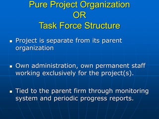 Project Organization.ppt