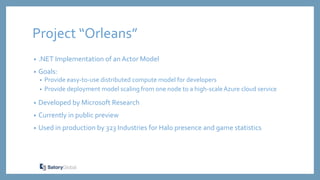 Project Orleans - Actor Model framework | PPTX