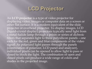 Projectors | PPTX | Home Entertainment Systems | Consumer Electronics