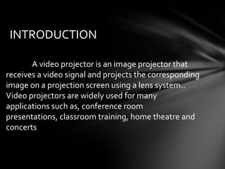 Projectors | PPTX