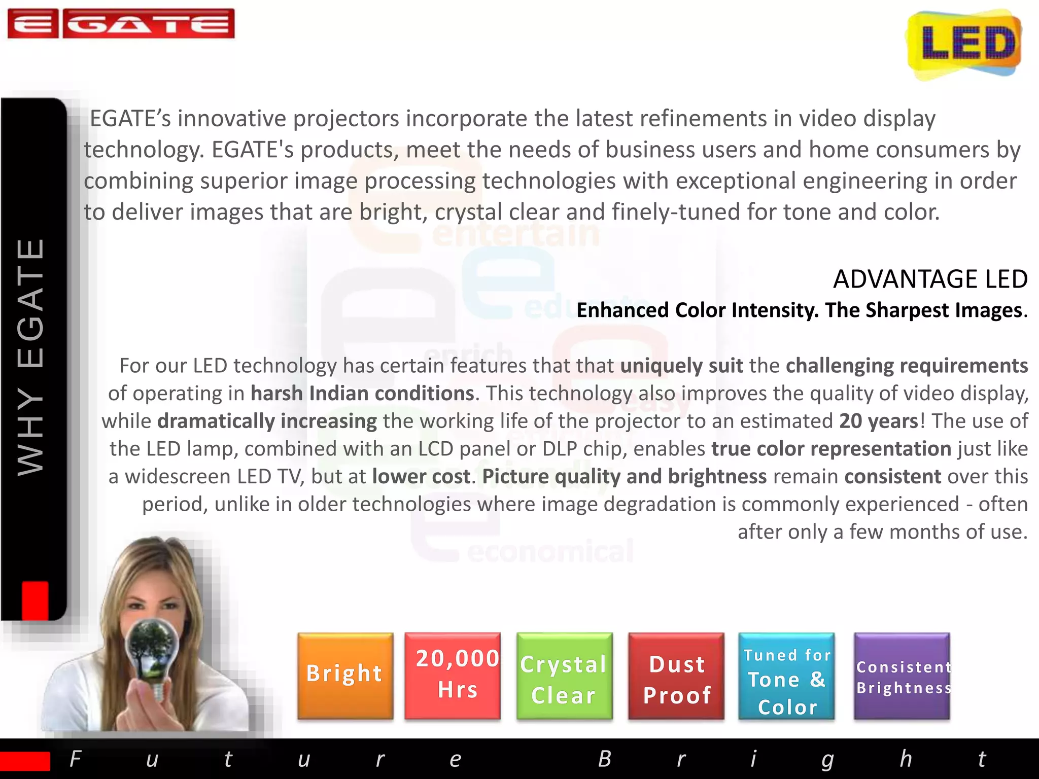 Projector specifications | PPTX