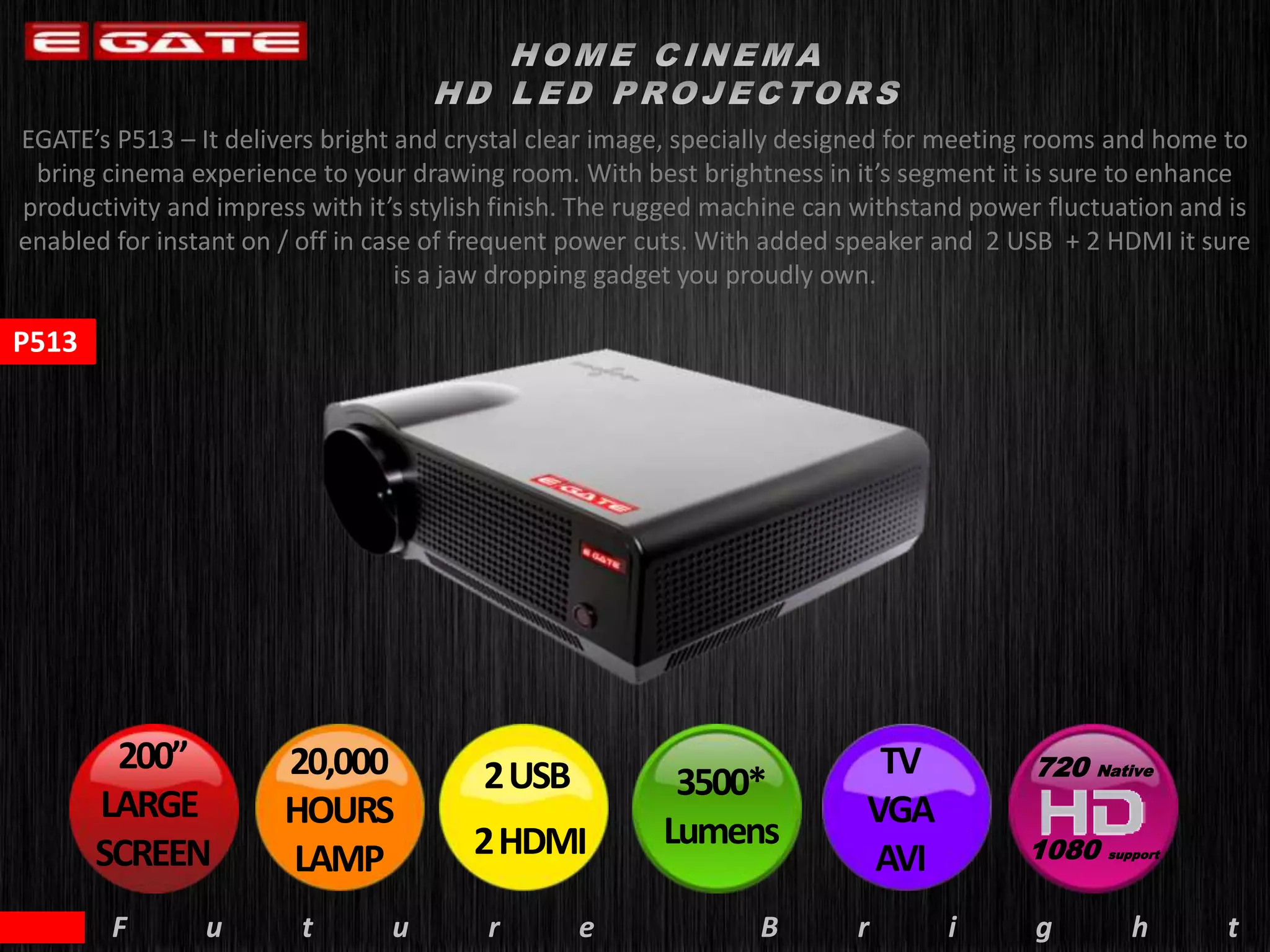 Projector specifications | PPTX