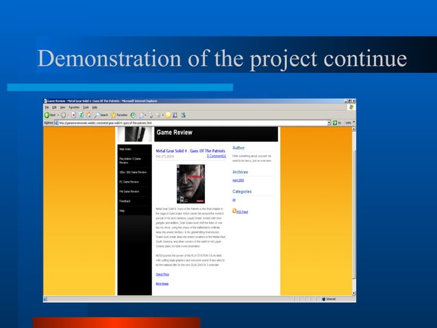 Project Overview | PPT