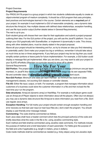 Project Overview Project Requirements Our PROG 24178 p.pdf