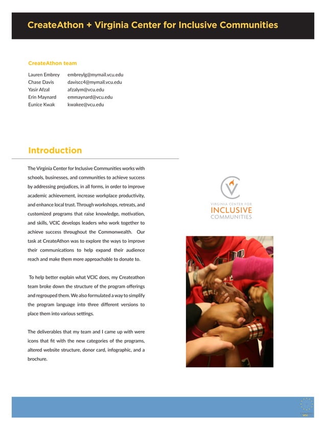 Virginia Center for Inclusive Communities | PDF | Marketing and Advertising | Business