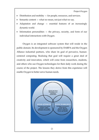 Project oxygen | DOC