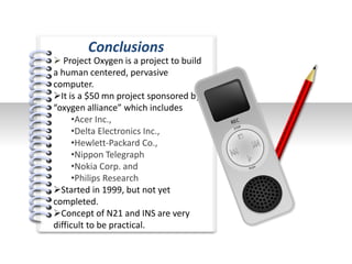 Project oxygen ppt | PPTX