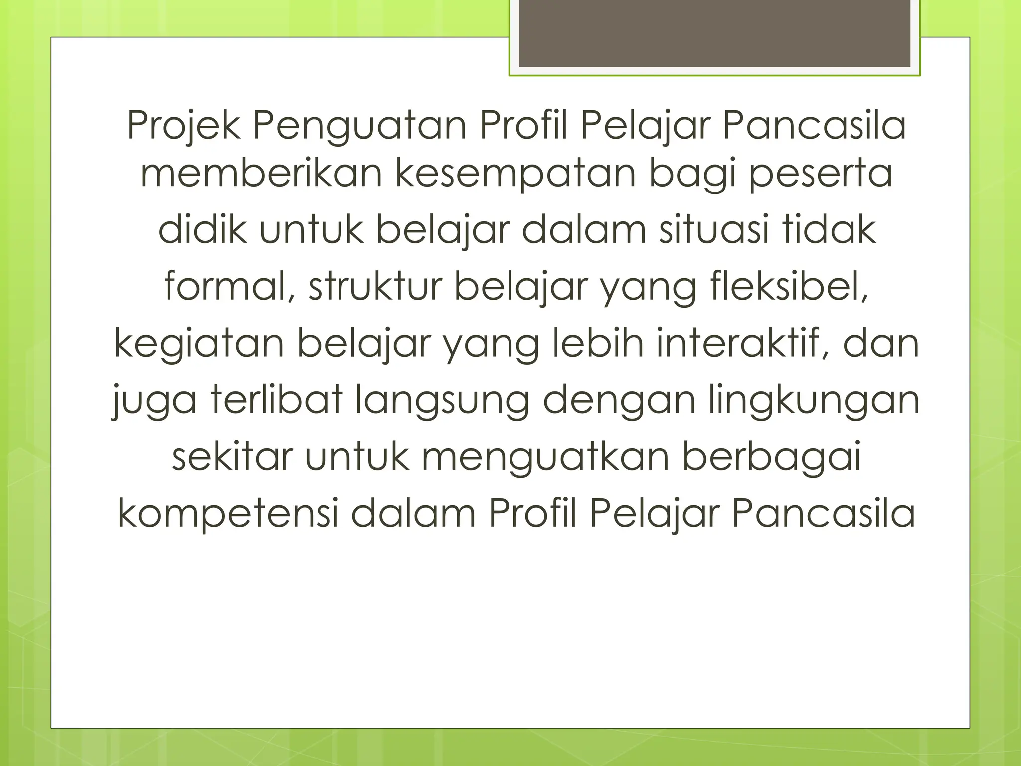PROPOSAL PELAKSANAAN PROJECT P5 UPT SPF SMP NEGERI 9 MAKASSAR TAHUN 2024 | PPTX