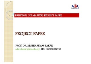 PROJECT PAPER | PDF