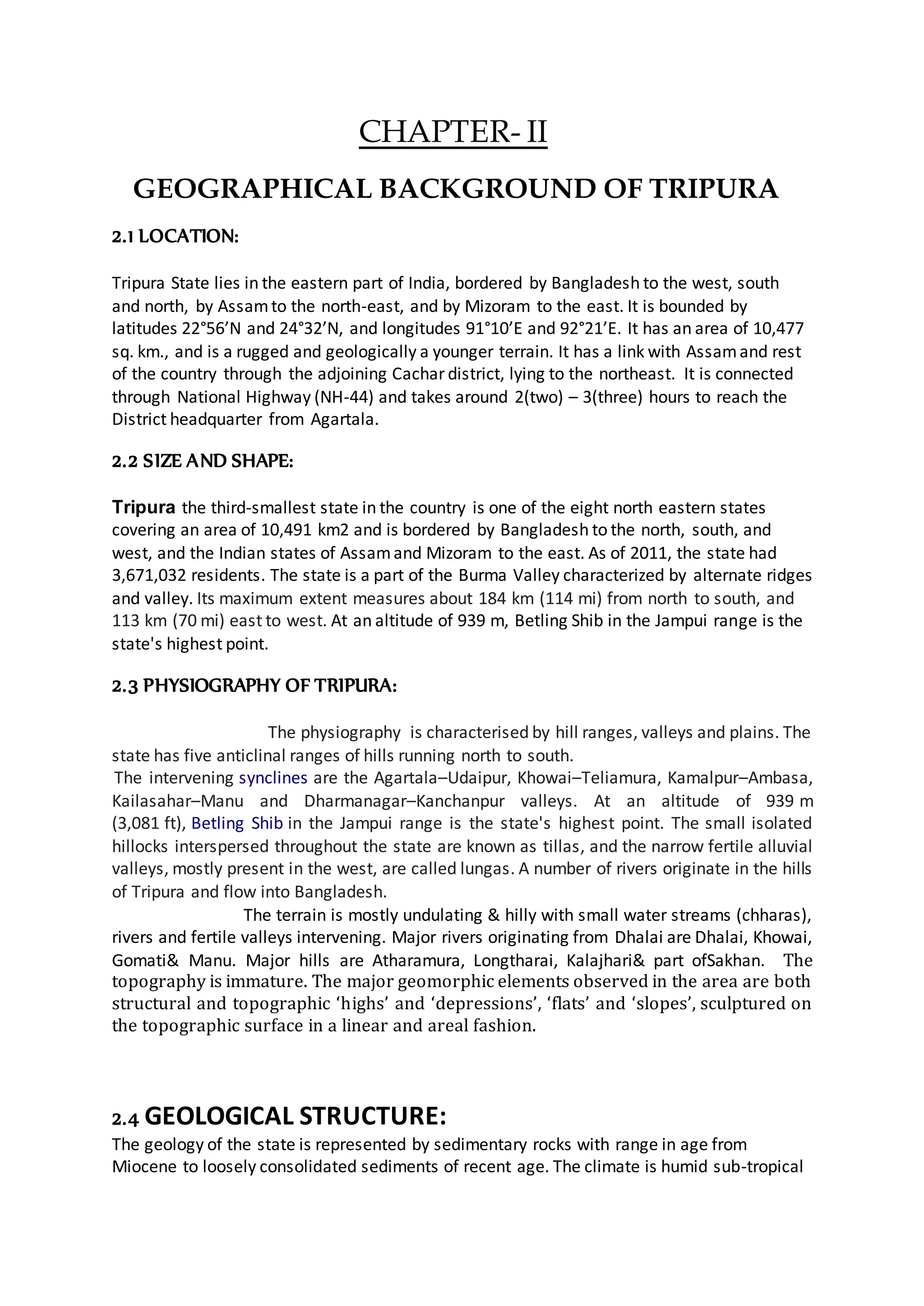 Climate of tripura | DOC