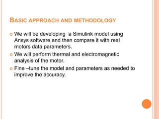 Modeling of Induction motor using Ansys Motor Cad | PPTX