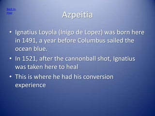 The Life of St. Ignatius | PPTX