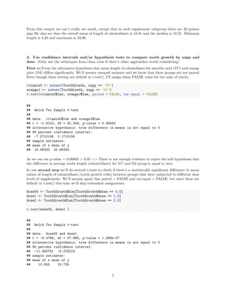 Statistical Inference Course Project Project - Part2 | PDF