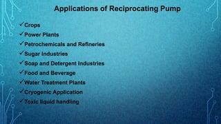 reciprocating pump Project part 2 | PPT