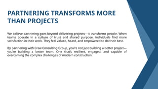 Project Partnering in Construction Building Success Through ...