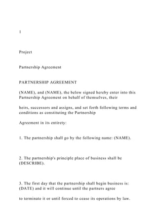 Project Partnership Agreement Partnership .docx