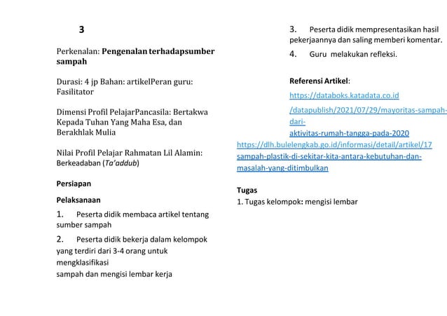 Project Penguatan Profil Pelajar Pancasila (P5) GAYA HIDUP BERKELANJUTAN.docx