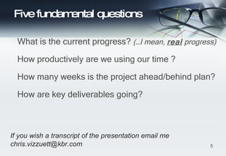 Earned Schedule Management - lessons learned | PPT