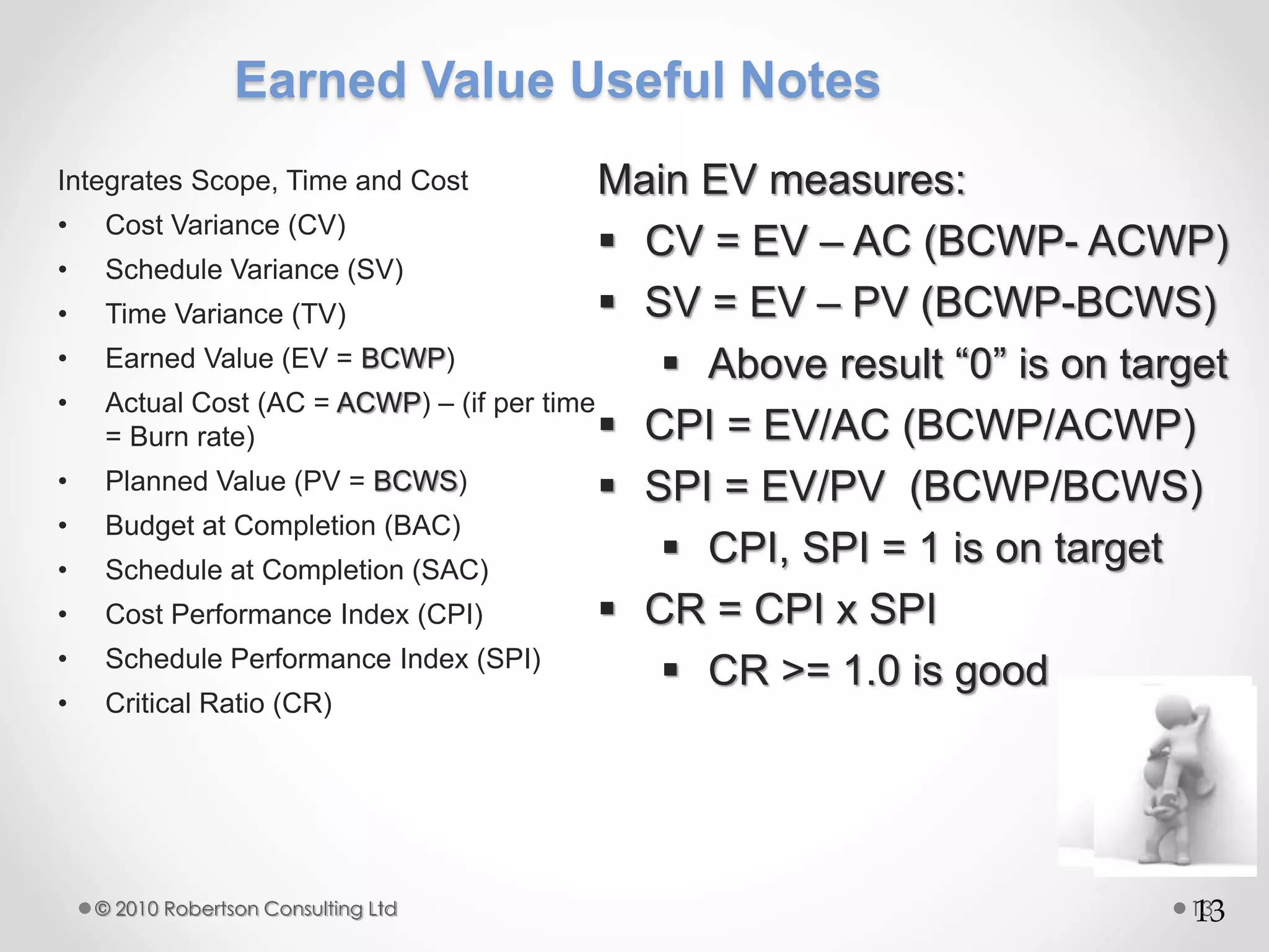 Project Performance Measurement Earned Value A Starter | PPTX