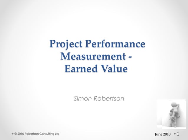 Project Performance Measurement Earned Value A Starter | PPTX