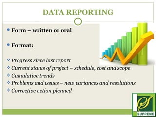Project performance tracking analysis and reporting | PPT