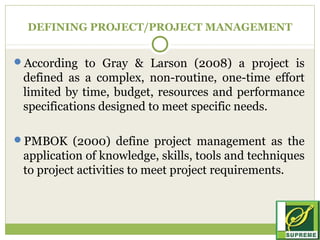 Project performance tracking analysis and reporting | PPT