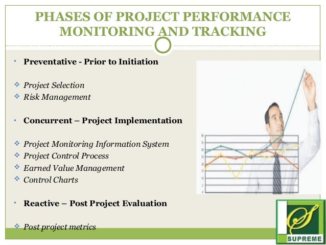 Project performance tracking analysis and reporting