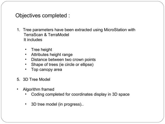 3d Tree Modeling Ppt