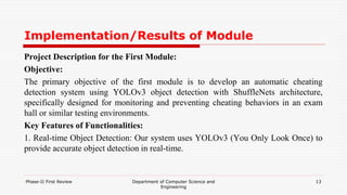 Project Phase-II - First Review - PPT Template.pptx