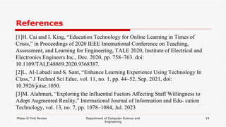 Project Phase-II - First Review - PPT Template.pptx