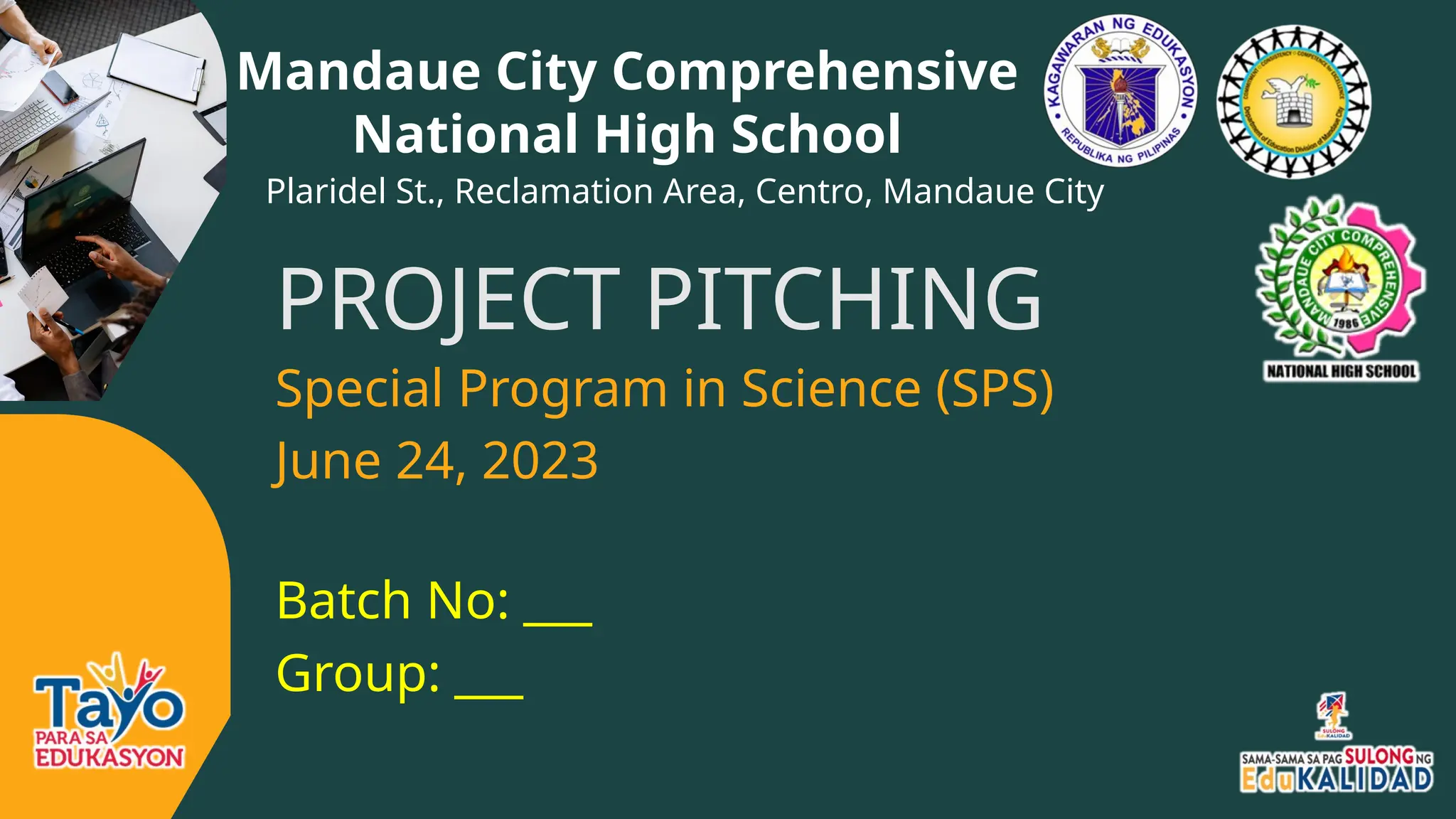 Project Pitching Template mCCNHS-JHS.pptx