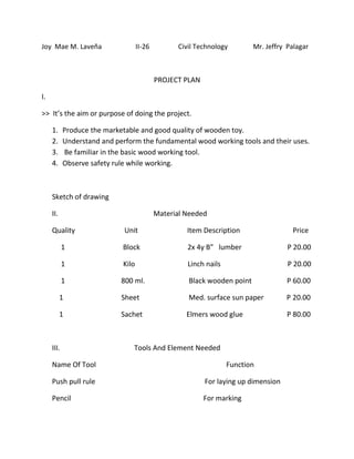 Project plan | DOCX