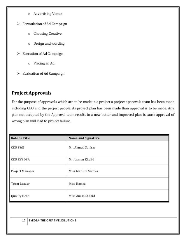 Panteene pro v project plan