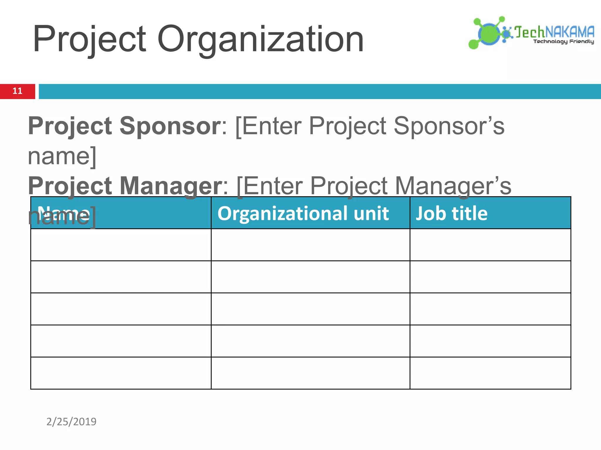 Project plan for ISO 27001 | PPTX
