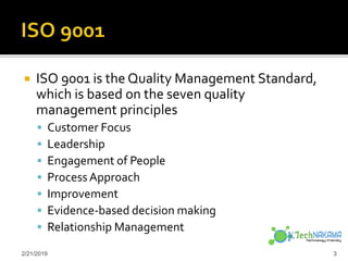 Project plan for ISO 9001 Implementation | PPTX