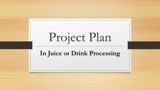 best Project Plan Fruit processing.pptx